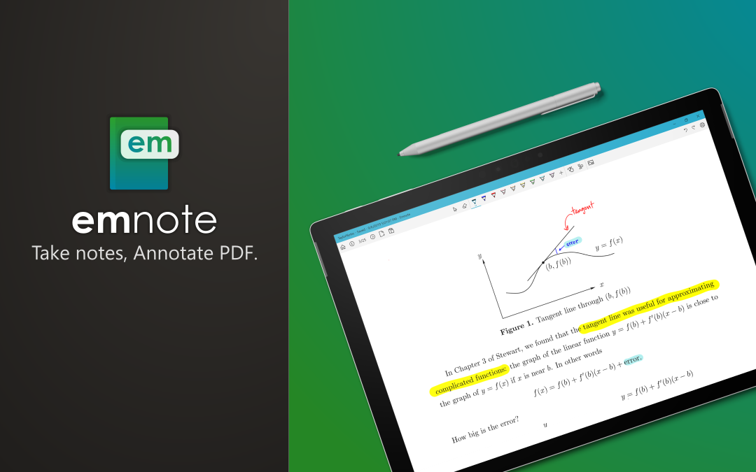 Emnote – Take notes, Annotate PDF
